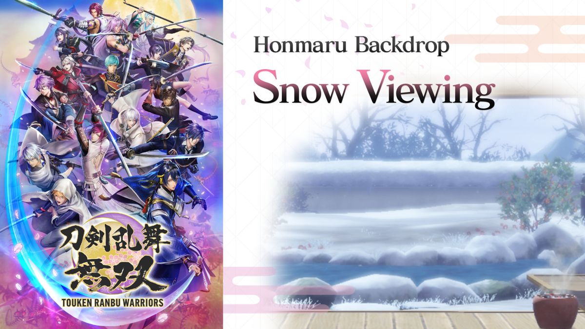 Touken Ranbu Warriors: Honmaru Backdrop - Snow Viewing (2022) - MobyGames