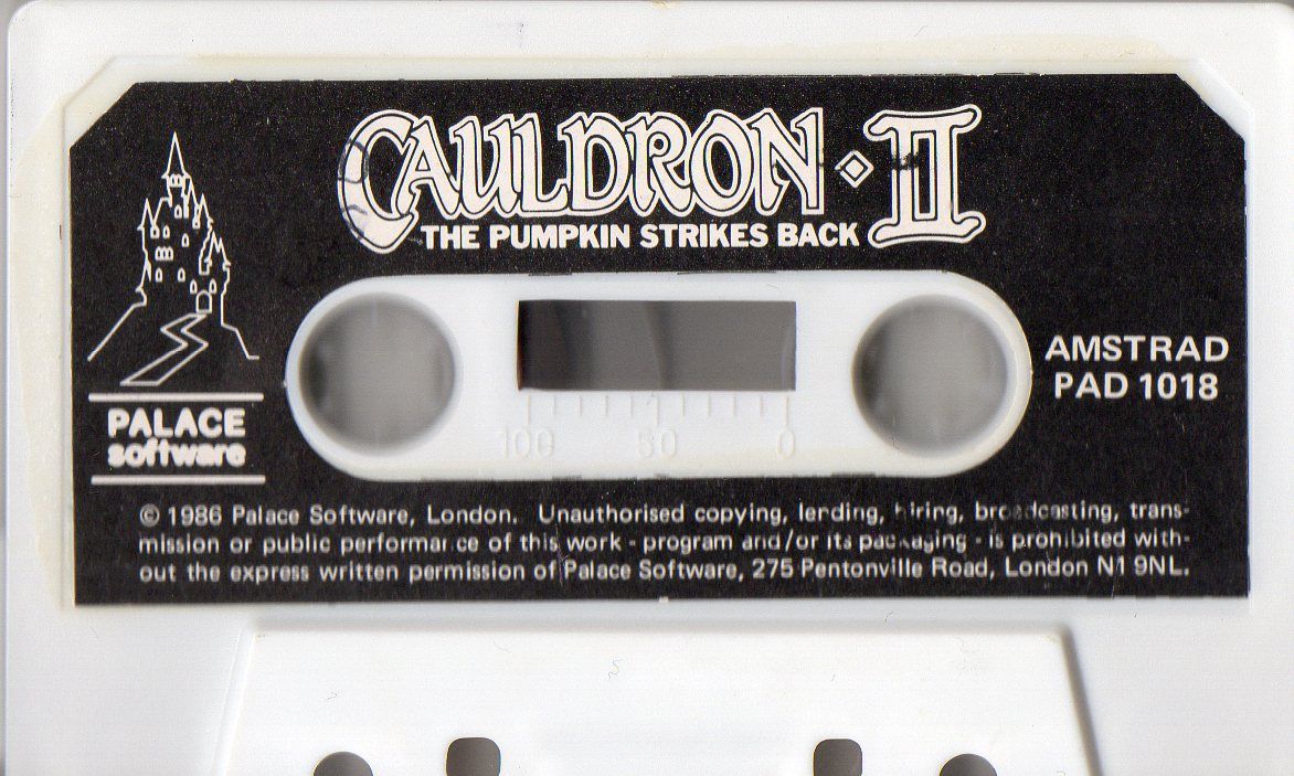 Cauldron II: The Pumpkin Strikes Back cover or packaging material ...