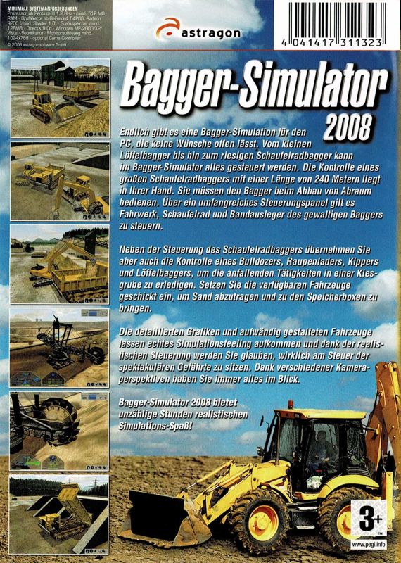 Digger Simulator cover or packaging material - MobyGames
