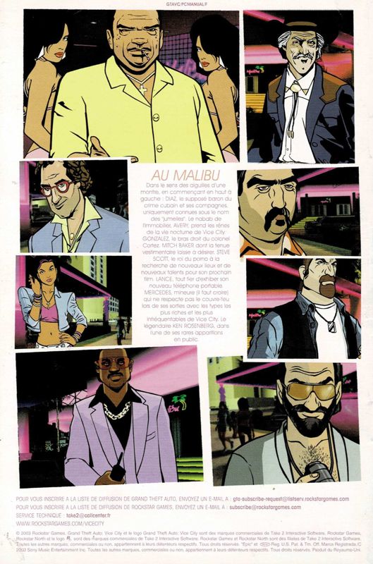 Grand Theft Auto: Vice City cover or packaging material - MobyGames