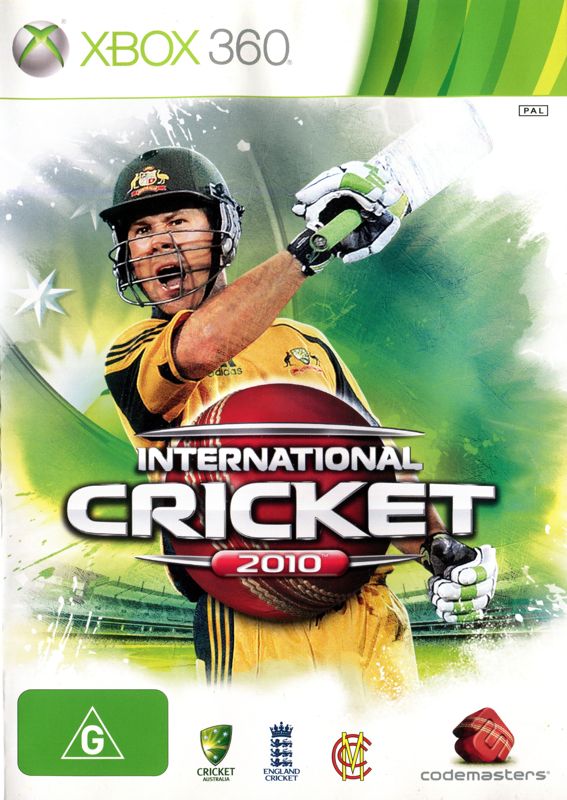 International Cricket 2010 cover or packaging material - MobyGames