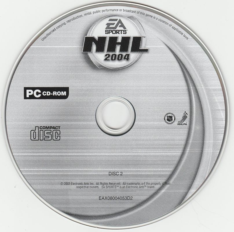 NHL 2004 cover or packaging material - MobyGames