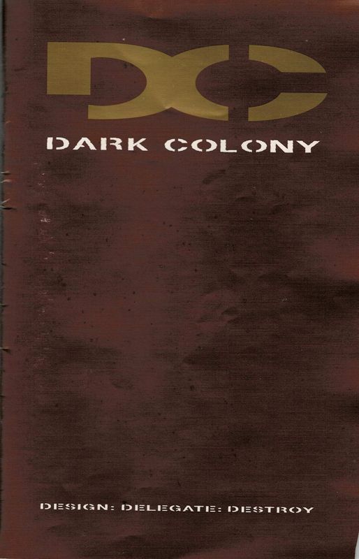 Dark Colony cover or packaging material - MobyGames