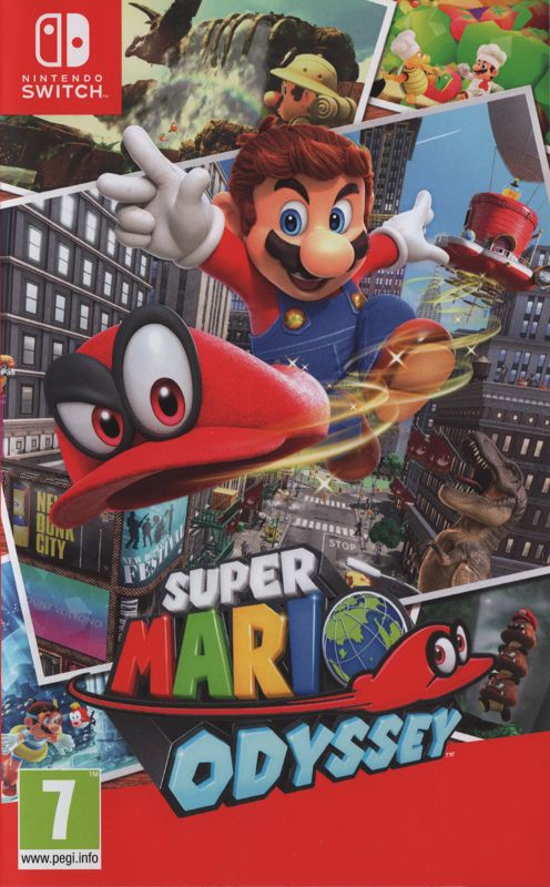Super Mario Odyssey cover or packaging material - MobyGames