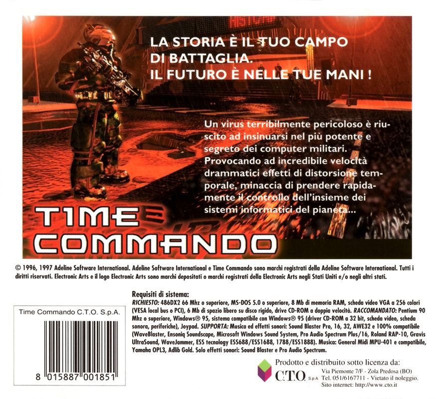 Time Commando cover or packaging material - MobyGames