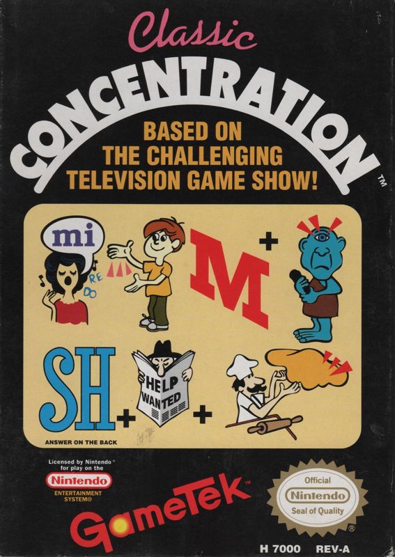 Classic Concentration credits (NES, 1990) - MobyGames
