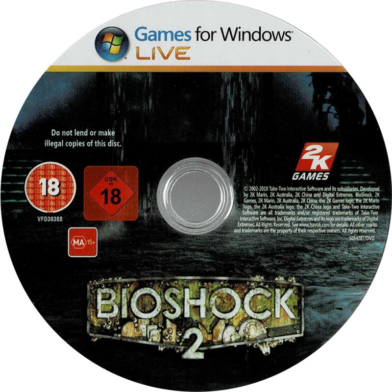 BioShock 2 cover or packaging material - MobyGames