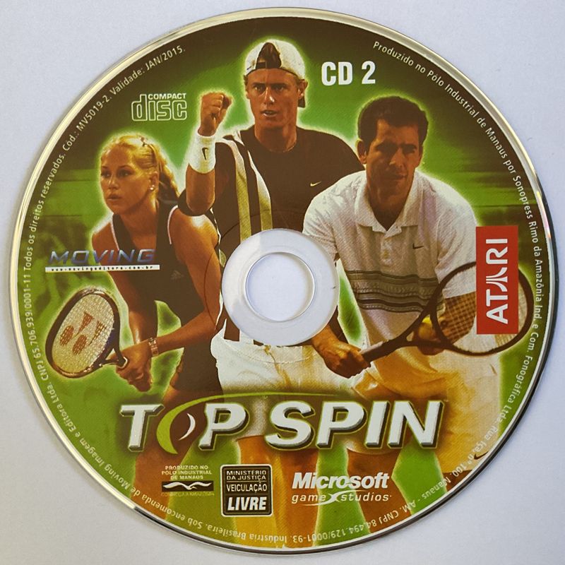 Top Spin cover or packaging material - MobyGames