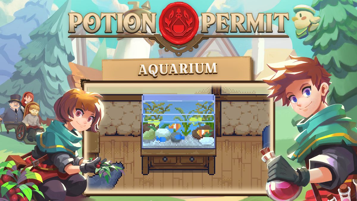 Potion Permit: Aquarium cover or packaging material - MobyGames