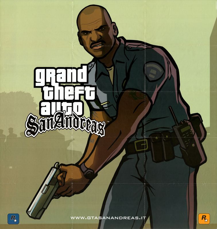Grand Theft Auto: San Andreas cover or packaging material - MobyGames