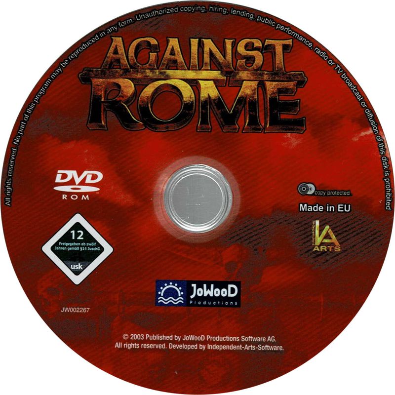 Against Rome cover or packaging material - MobyGames