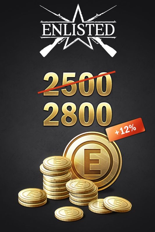 Enlisted: 2500 Gold + 300 Bonus cover or packaging material - MobyGames