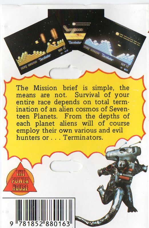 Terminator cover or packaging material - MobyGames