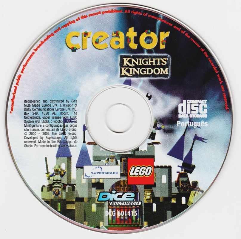 LEGO Creator: Knights' Kingdom cover or packaging material - MobyGames