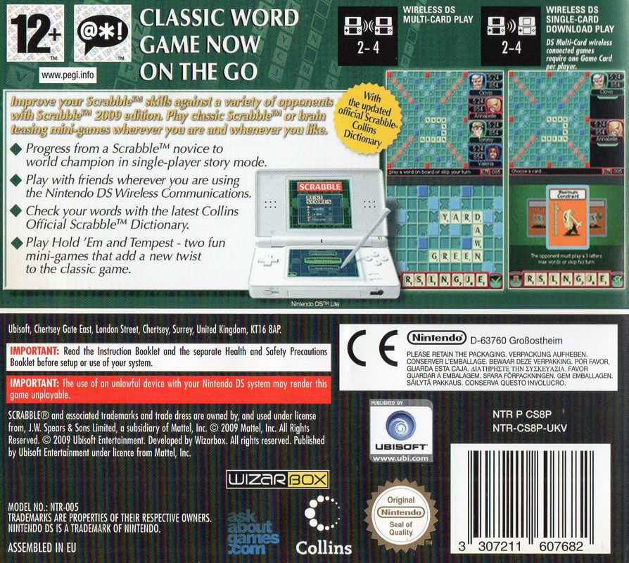 Scrabble Interactive: 2009 Edition cover or packaging material - MobyGames