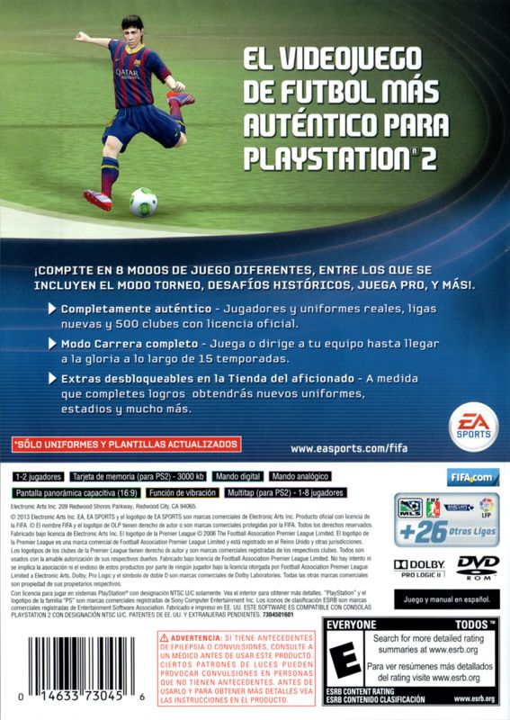 FIFA 14: Legacy Edition cover or packaging material - MobyGames