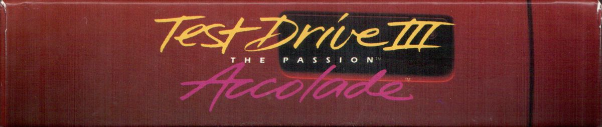 Test Drive III: The Passion cover or packaging material - MobyGames