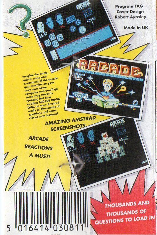 Arcade Trivia Quiz cover or packaging material - MobyGames