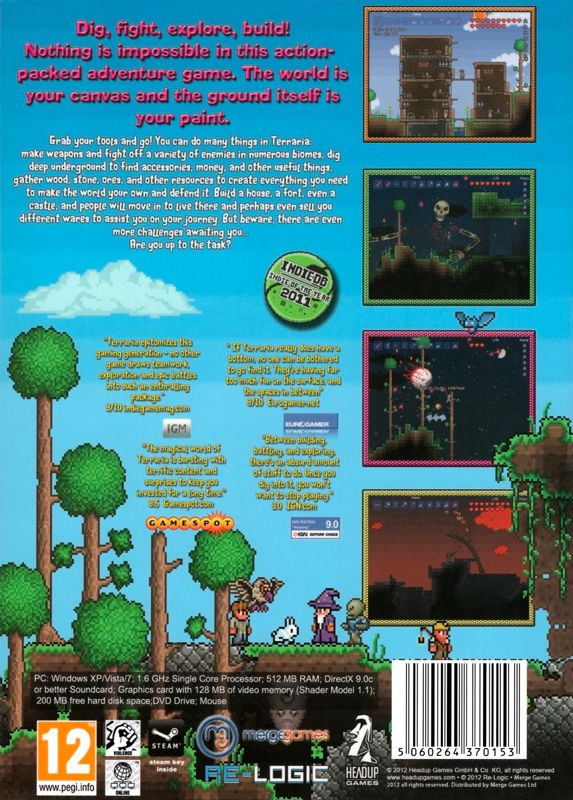 Terraria (Collector's Edition) cover or packaging material - MobyGames
