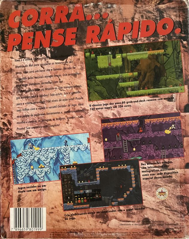 Lode Runner: The Legend Returns cover or packaging material - MobyGames