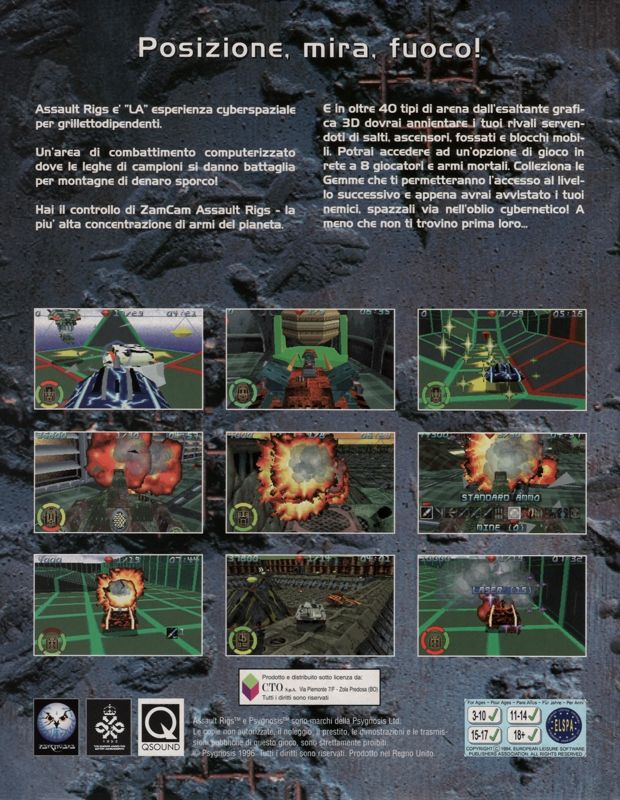 Assault Rigs cover or packaging material - MobyGames