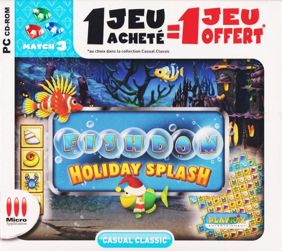 Fishdom: Holiday Edition cover or packaging material - MobyGames