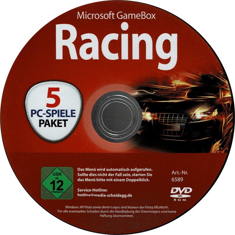 Microsoft GameBox: Racing cover or packaging material - MobyGames