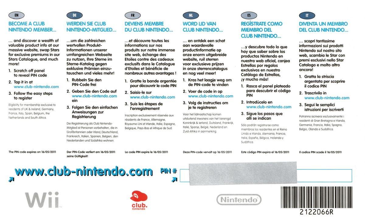 Super Mario Galaxy cover or packaging material - MobyGames