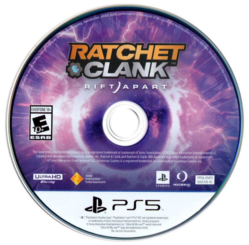 Ratchet & Clank: Rift Apart cover or packaging material - MobyGames