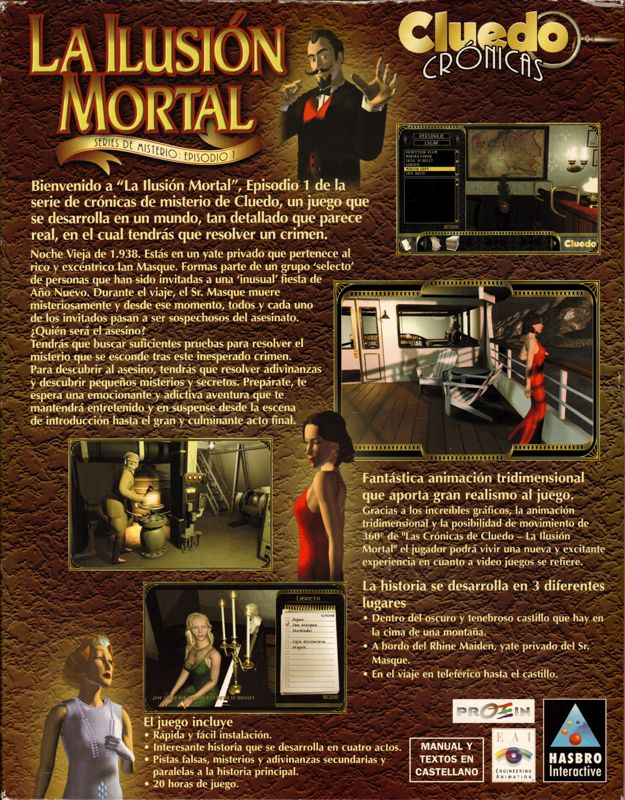 Clue Chronicles: Fatal Illusion cover or packaging material - MobyGames