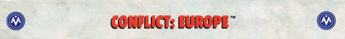 Conflict: Europe cover or packaging material - MobyGames