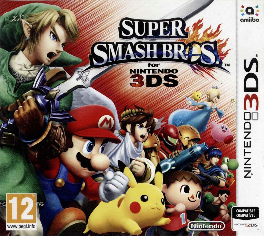 Super Smash Bros. for Nintendo 3DS cover or packaging material - MobyGames