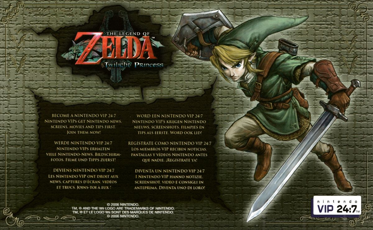 The Legend of Zelda: Twilight Princess cover or packaging material ...