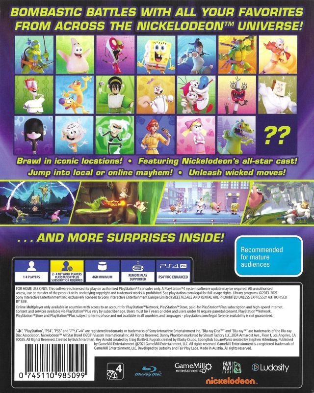 Nickelodeon All-Star Brawl cover or packaging material - MobyGames