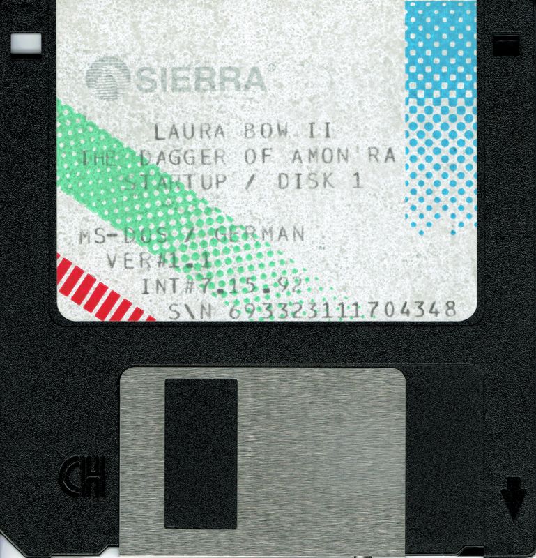 The Dagger of Amon Ra cover or packaging material - MobyGames