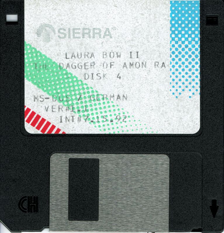 The Dagger of Amon Ra cover or packaging material - MobyGames