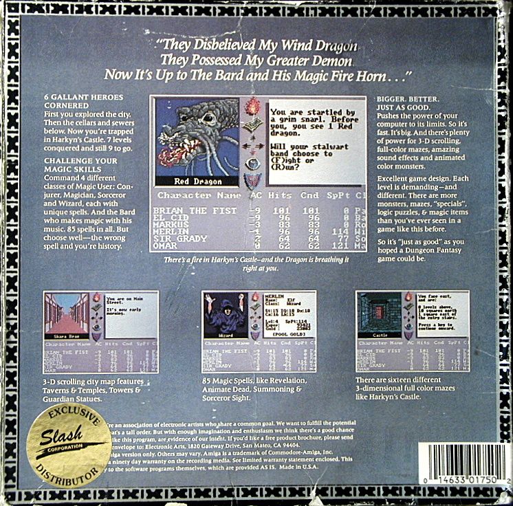 Tales of the Unknown: Volume I - The Bard's Tale cover or packaging ...