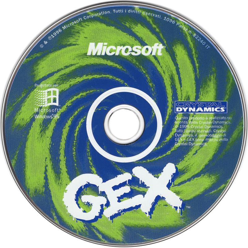 Gex cover or packaging material - MobyGames