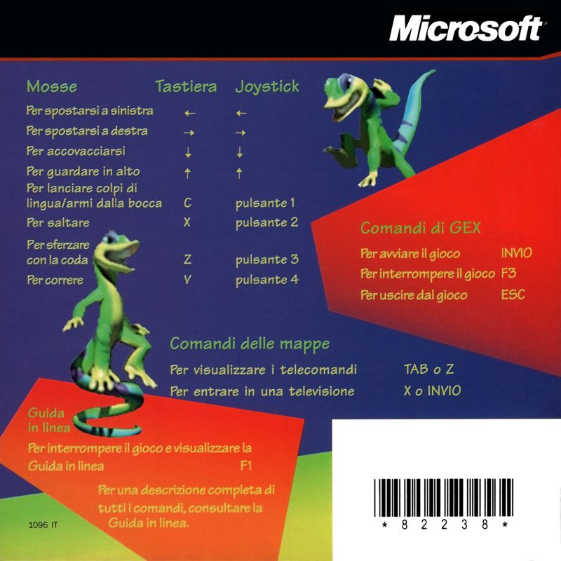 Gex cover or packaging material - MobyGames