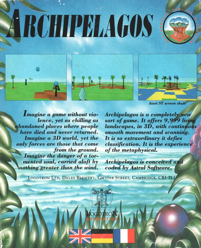 Archipelagos cover or packaging material - MobyGames