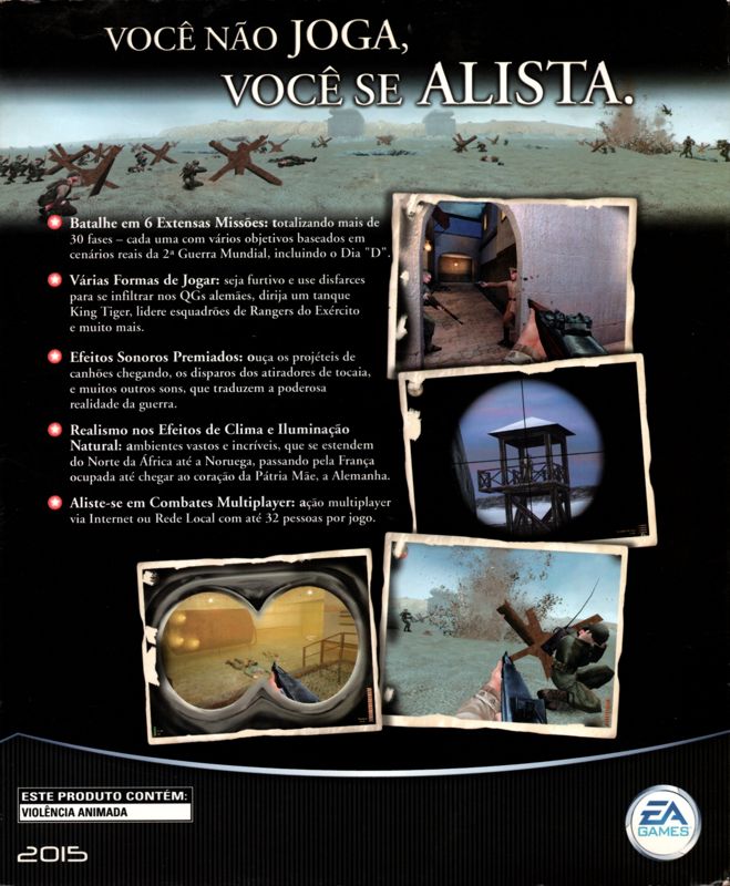 Medal of Honor: Allied Assault cover or packaging material - MobyGames