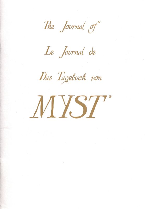 Myst: Limited Edition cover or packaging material - MobyGames
