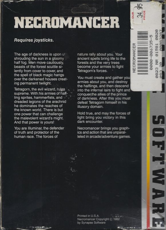 Necromancer cover or packaging material - MobyGames