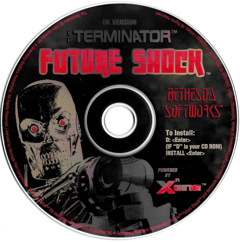 The Terminator: Future Shock cover or packaging material - MobyGames