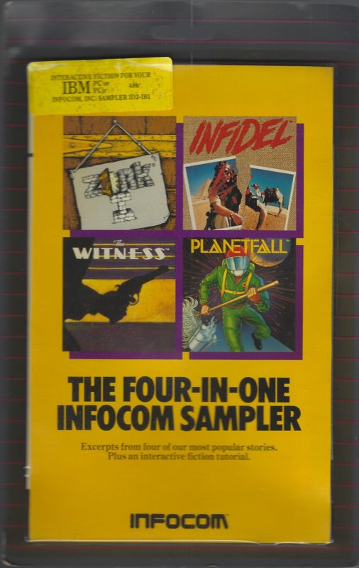 The Four-in-One Infocom Sampler cover or packaging material - MobyGames