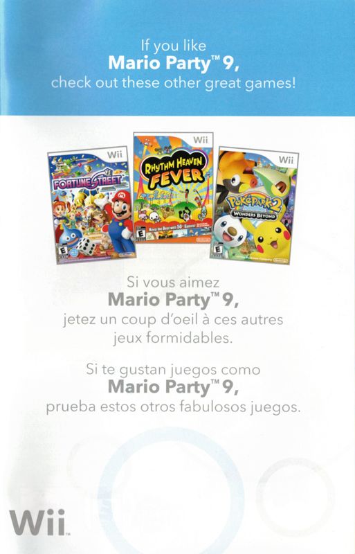 Mario Party 9 cover or packaging material - MobyGames
