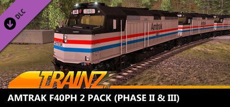 Trainz Plus: Amtrak F40PH 2 pack promo art, ads, magazines ...