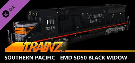 Trainz 2022: Southern Pacific - EMD SD50 Black Widow promo art, ads ...