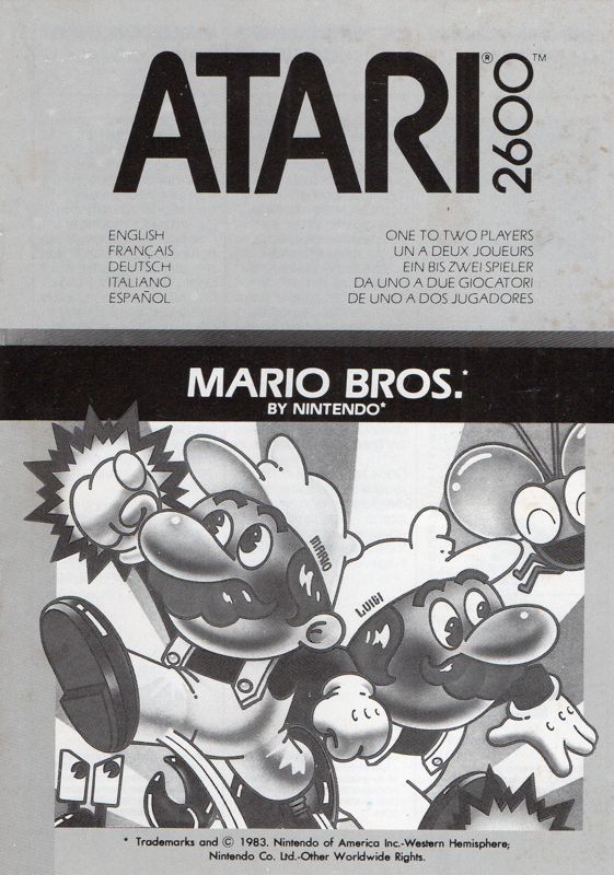 Mario Bros. cover or packaging material - MobyGames