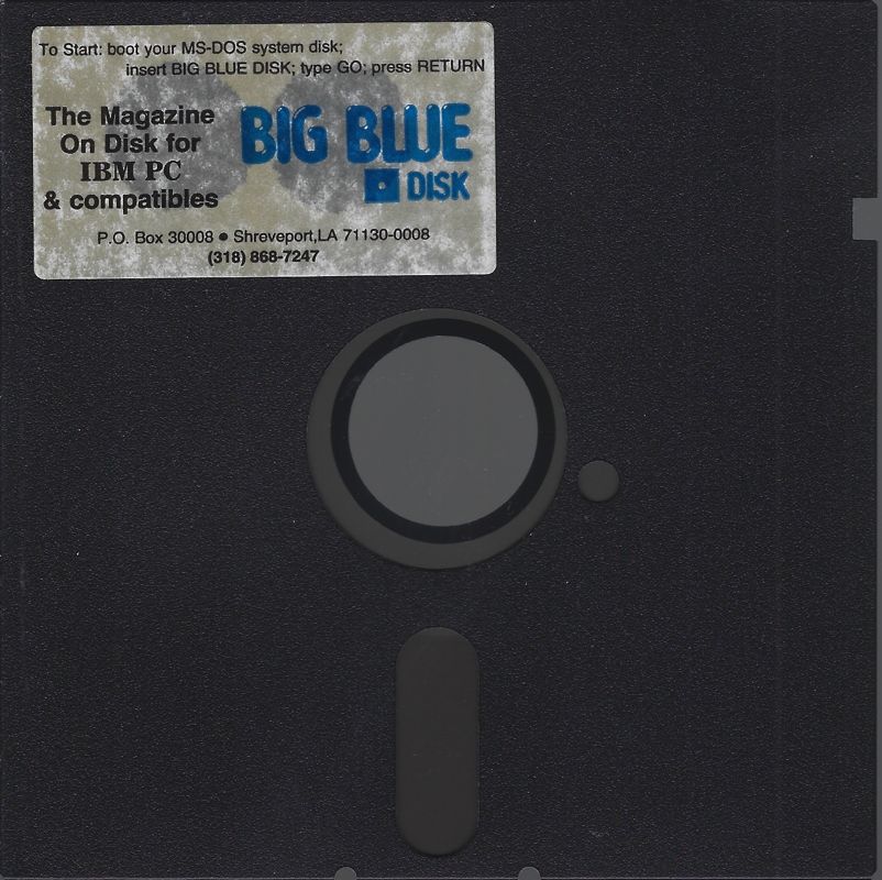 Big Blue Disk #1 cover or packaging material - MobyGames